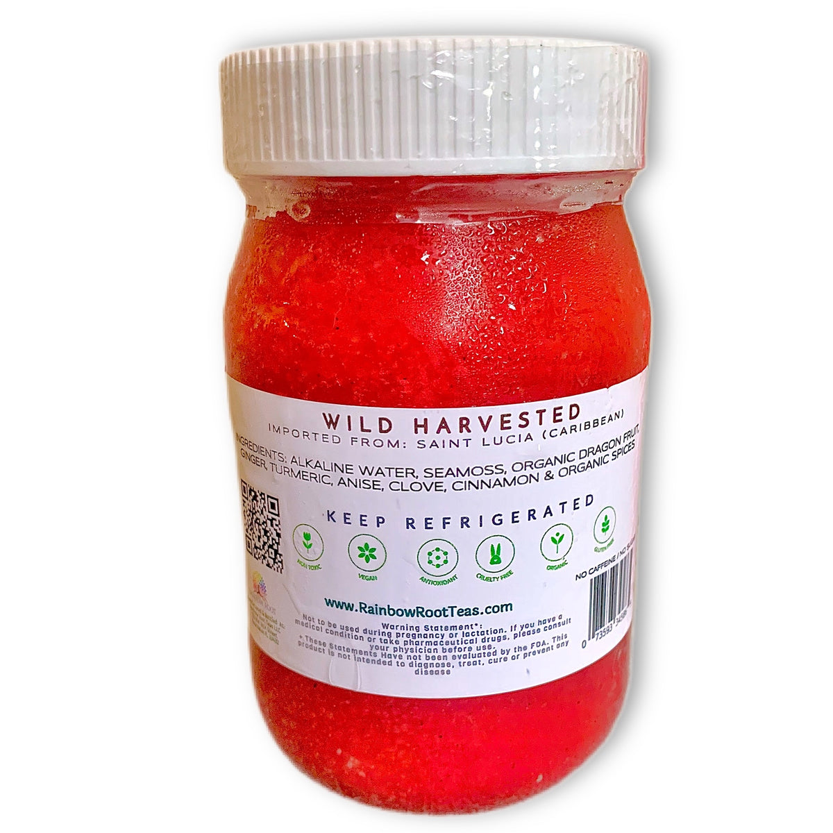 Organic DragonFruit Seamoss Gel (Wild Harvest) – Rainbow Root Teas